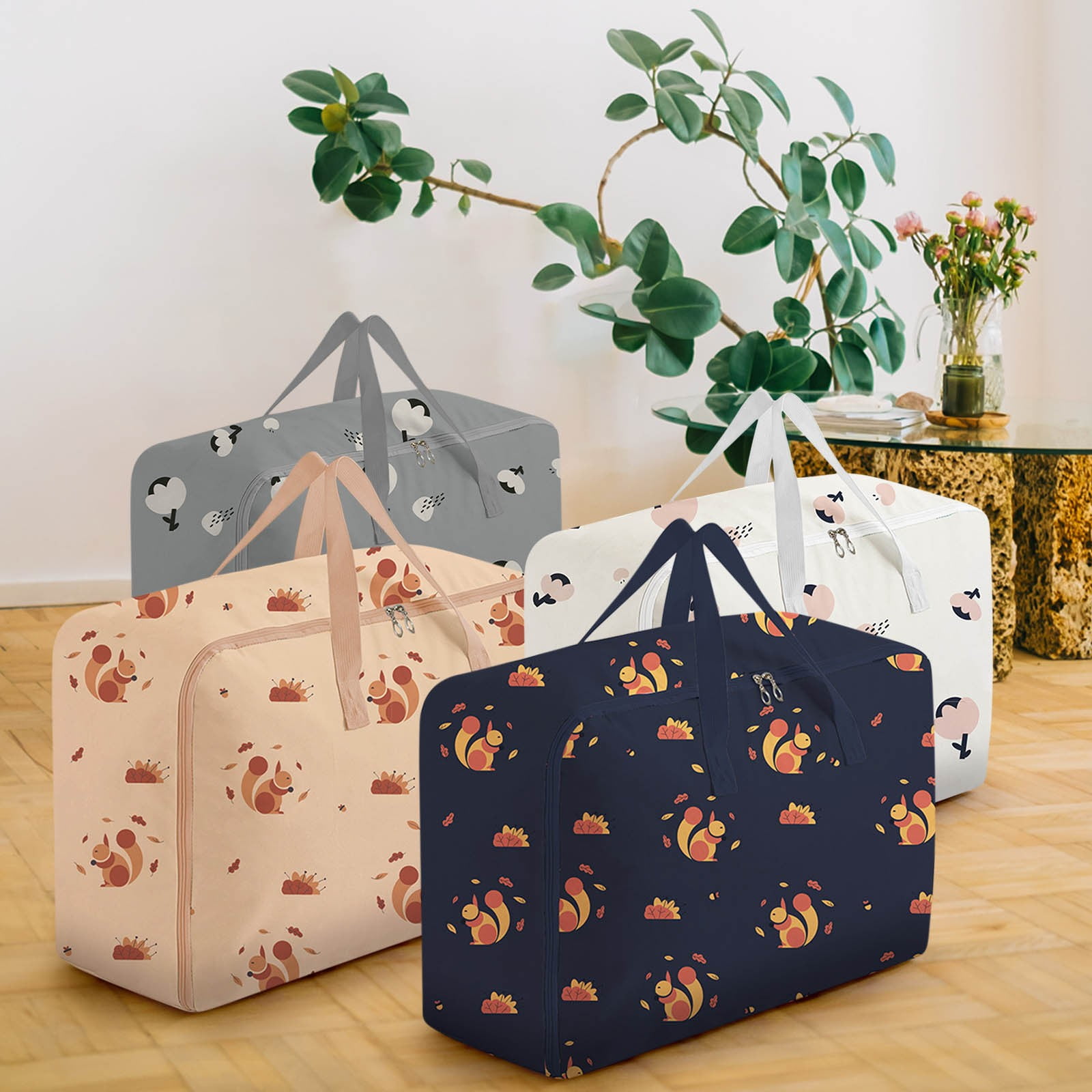 Heavy Duty Moving Bags, Extra Large Storage Totes W/Backpack Straps ...