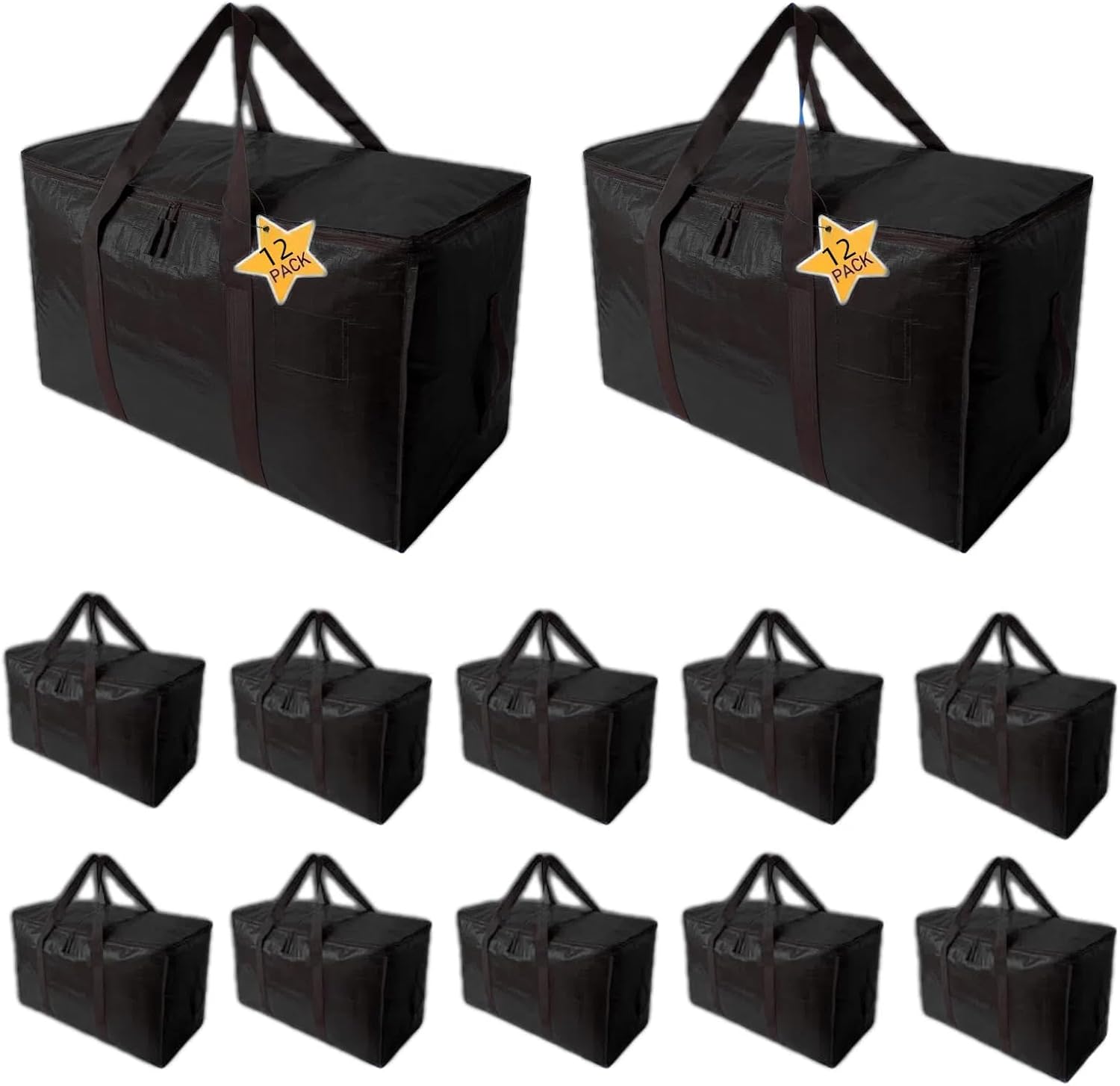 Heavy Duty Moving Bags with Reinforced Handles, for Storage & Packing ...
