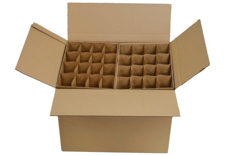 Heavy-Duty Moving Box Kit with Easy-Assemble Kraft Divider - Walmart.com