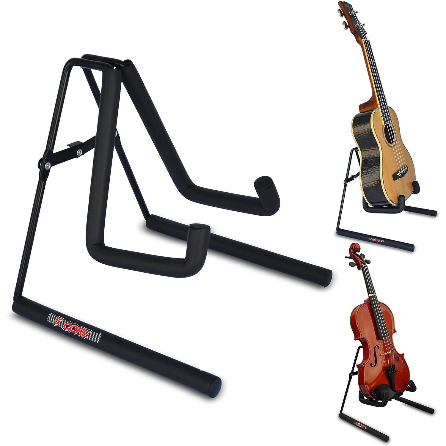 Heavy-Duty Multi-Instrument Floor Stand – Foldable A-Frame Design with ...