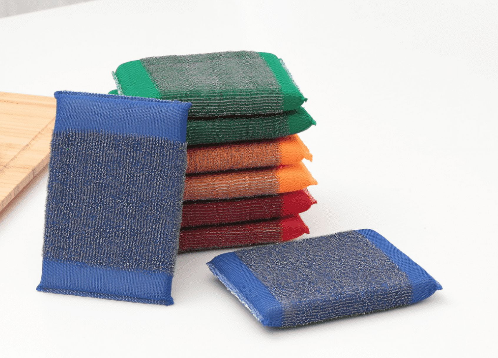 Heavy Duty Multi-Use Steel Scrub sponge for Dishwashing, Kitchen Sponge ...