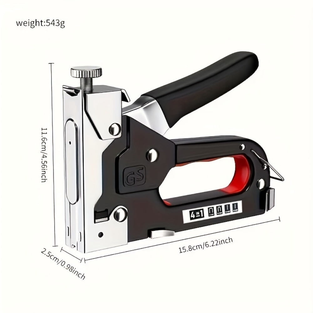 Heavy-Duty Nail Gun - Versatile Stapler & Manual Nailing Tool for DIY ...