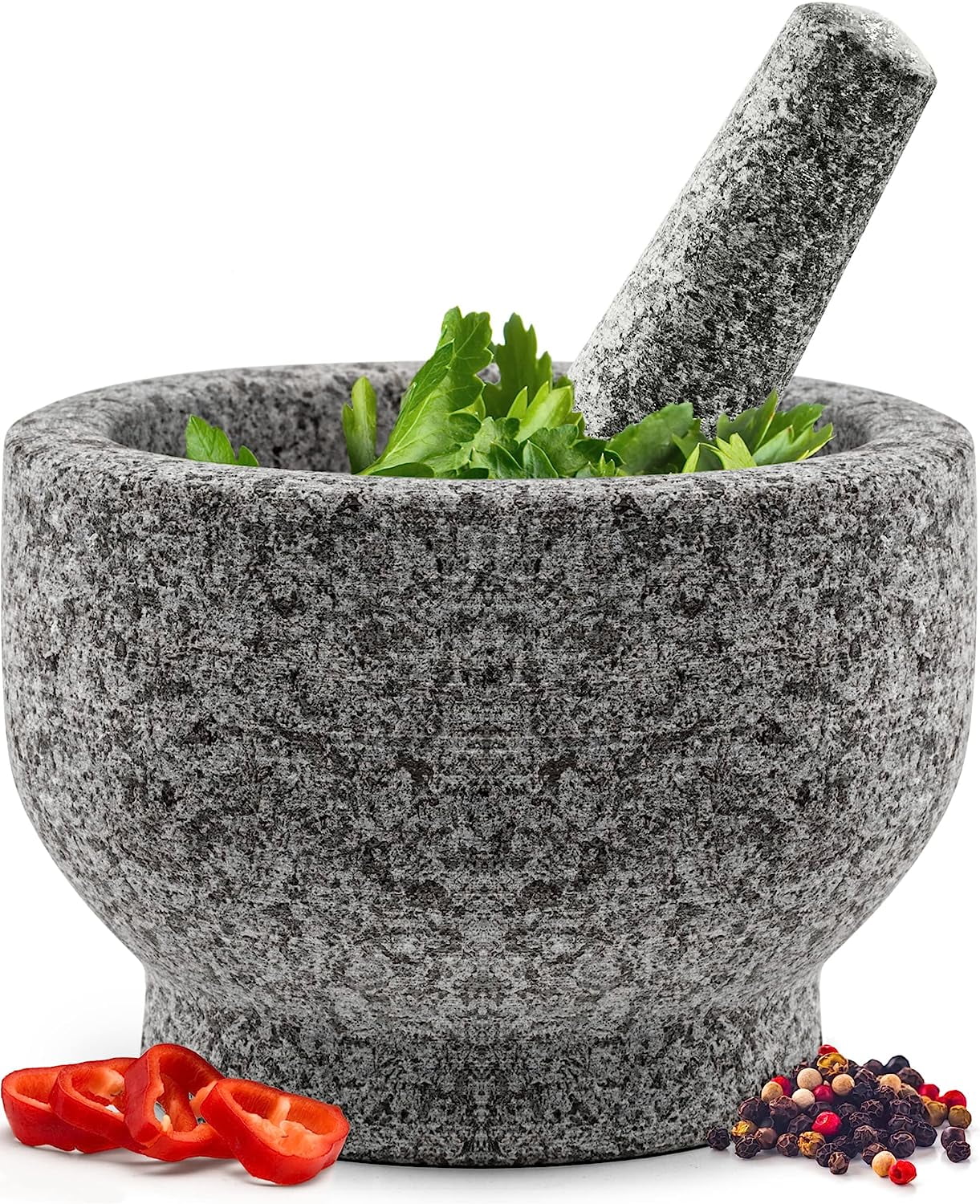 Wood Wooden Mortar Pestle Pylon Crush Herb Grinder Pilon Madera Bar ...