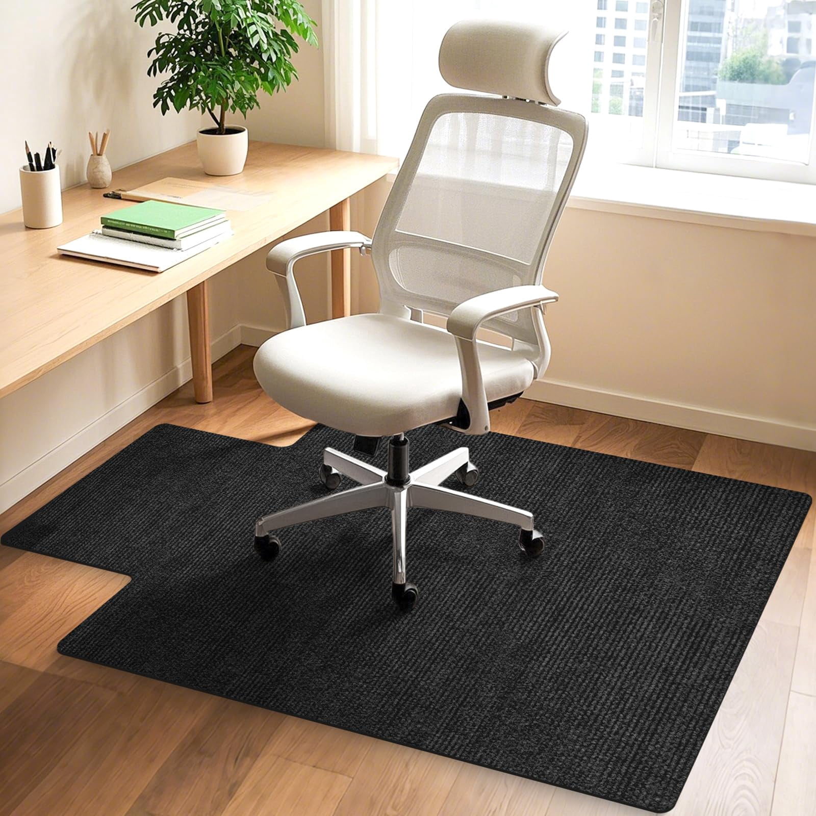 Heavy Duty Non-Slip Office Chair Mat, Anti-Scratch Floor Protector for ...