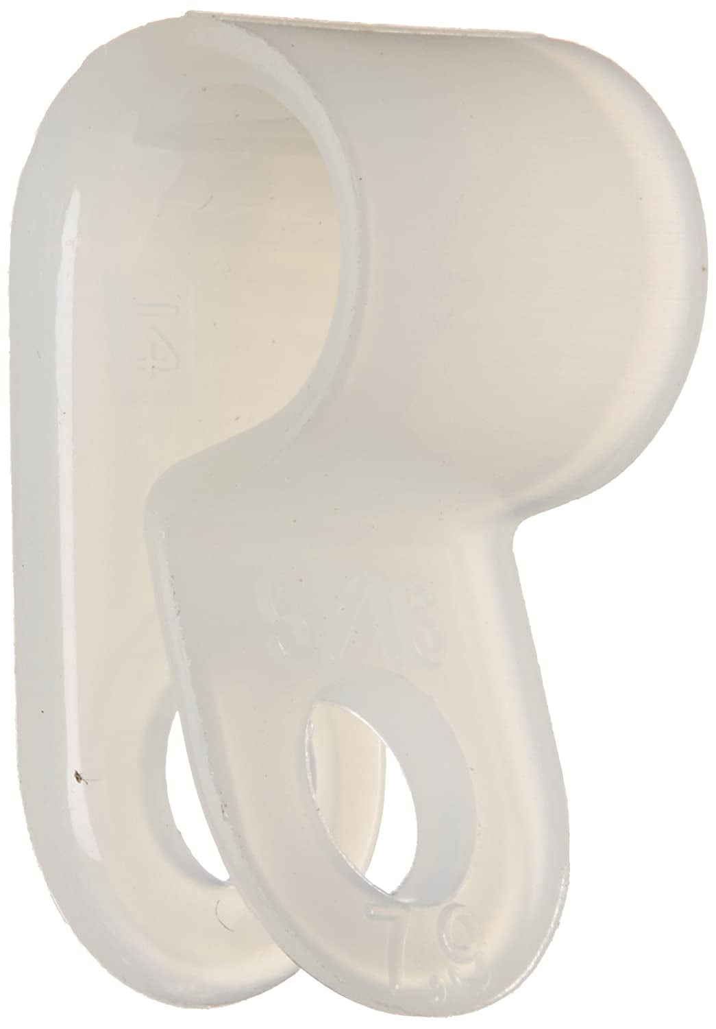 Heavy Duty Nylon Cable Clamp, 0.312" Diameter, 0.5" Width, Natural ...