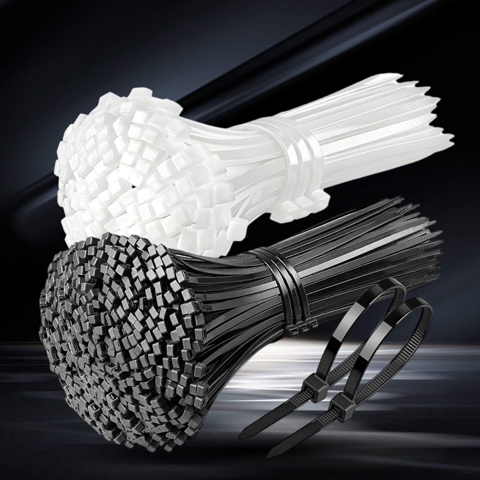 Heavy-Duty Nylon Cable Tie Buckle Kit with One-Button Locking for ...