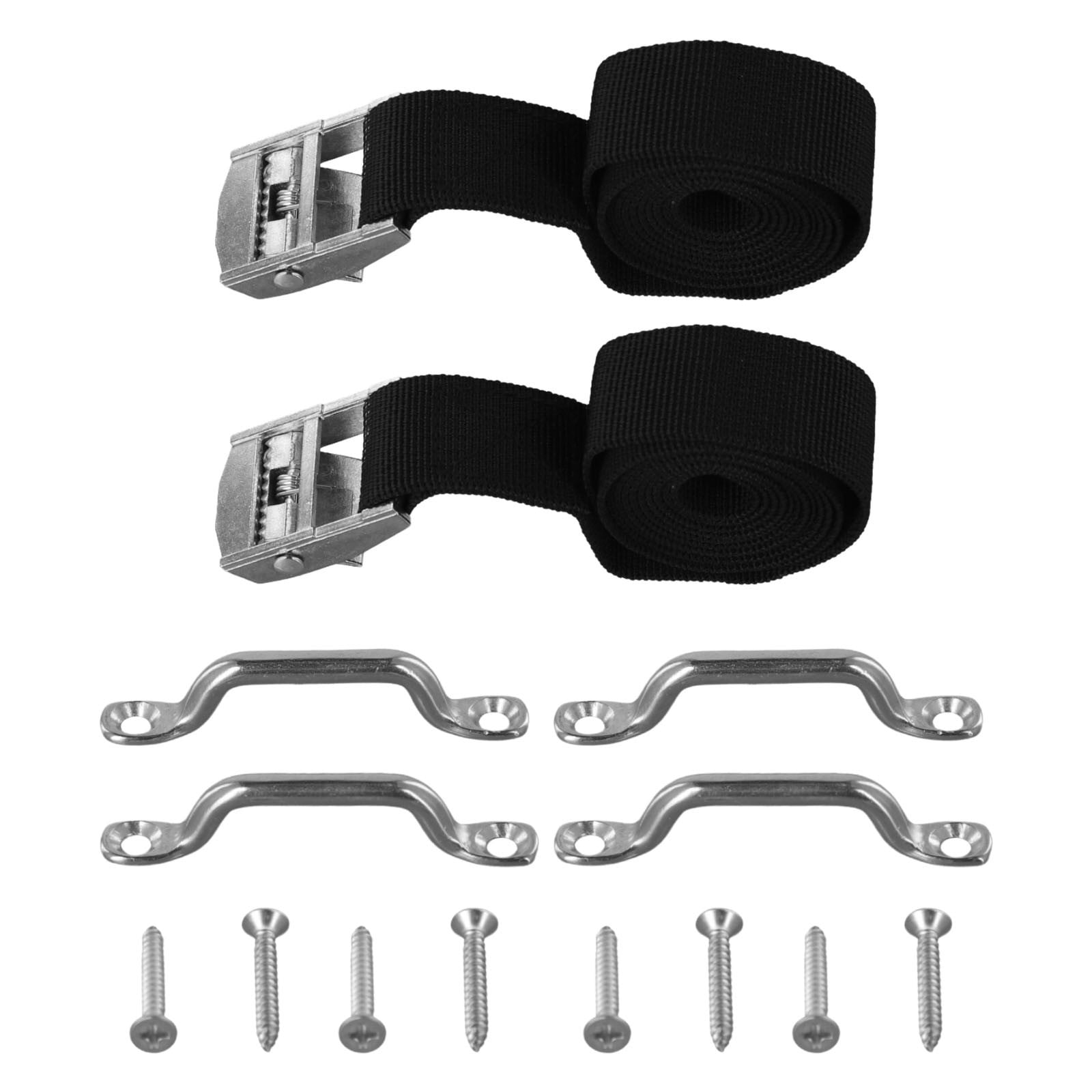 Heavy Duty Nylon Webbing Tie Down Straps 1.2M Camping Cooler Boat ...