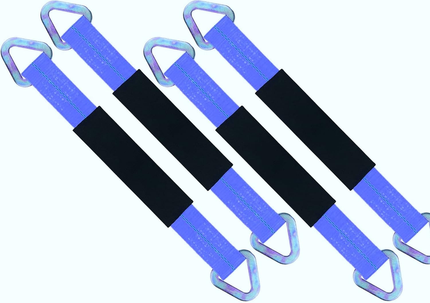 Heavy Duty Off-Road Axle Straps w/D Ring - Car Auto Hauler Tow Truck ...