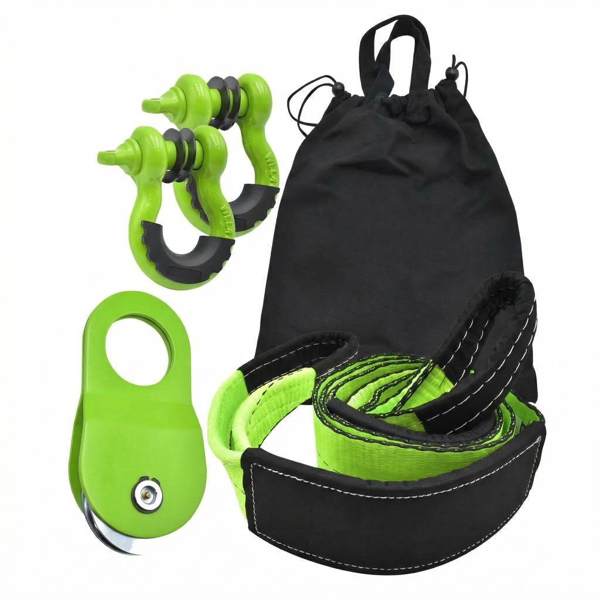Heavy Duty Off-Road Recovery Kit for Truck/SUV/ATV – 10 Ton Snatch ...