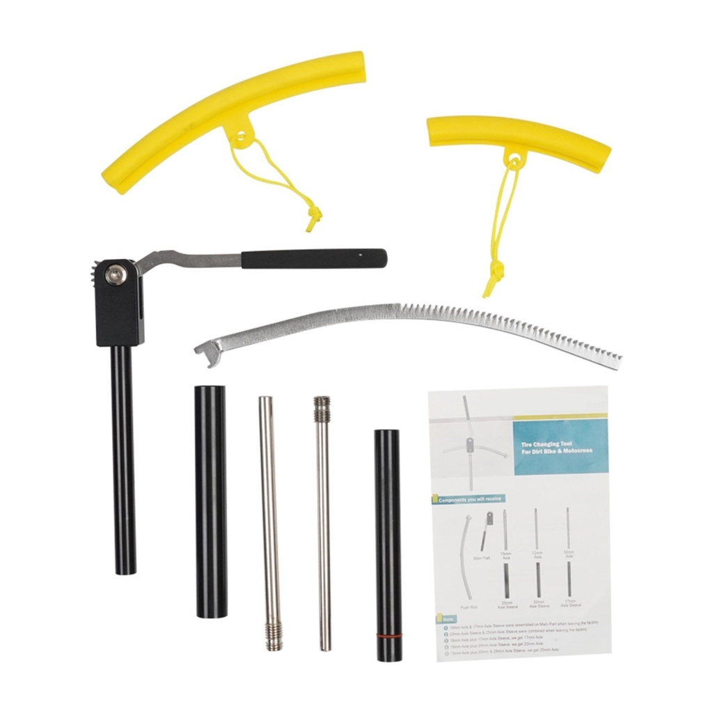 Upgrades Dirt Bike Tire Changer Kit with Multiple Axles Universal ...