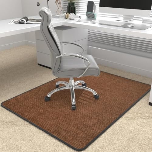 Heavy Duty Office Chair Mat for Carpet and Hardwood Floor Bohemian Desk ...