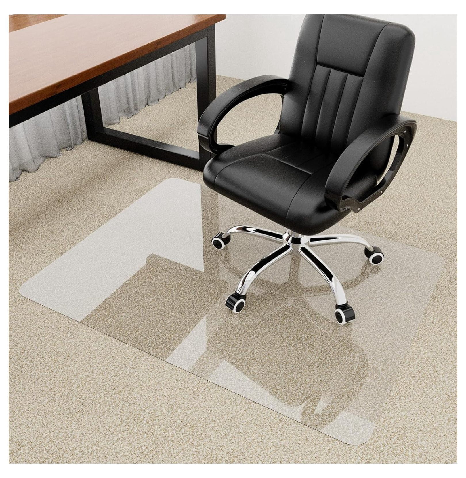 Heavy Duty Office Chair Mat for Carpet and Hardwood Floor -0.12 Inches ...