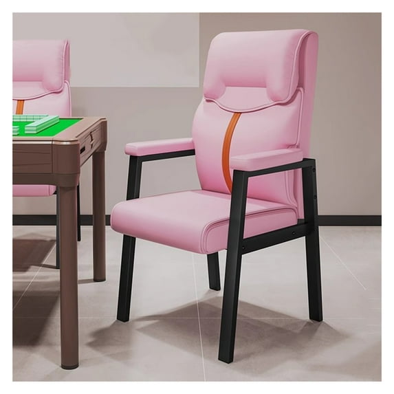 Heavy Duty Office Guest Chair Leather Reception Chair with Padded Arm ...