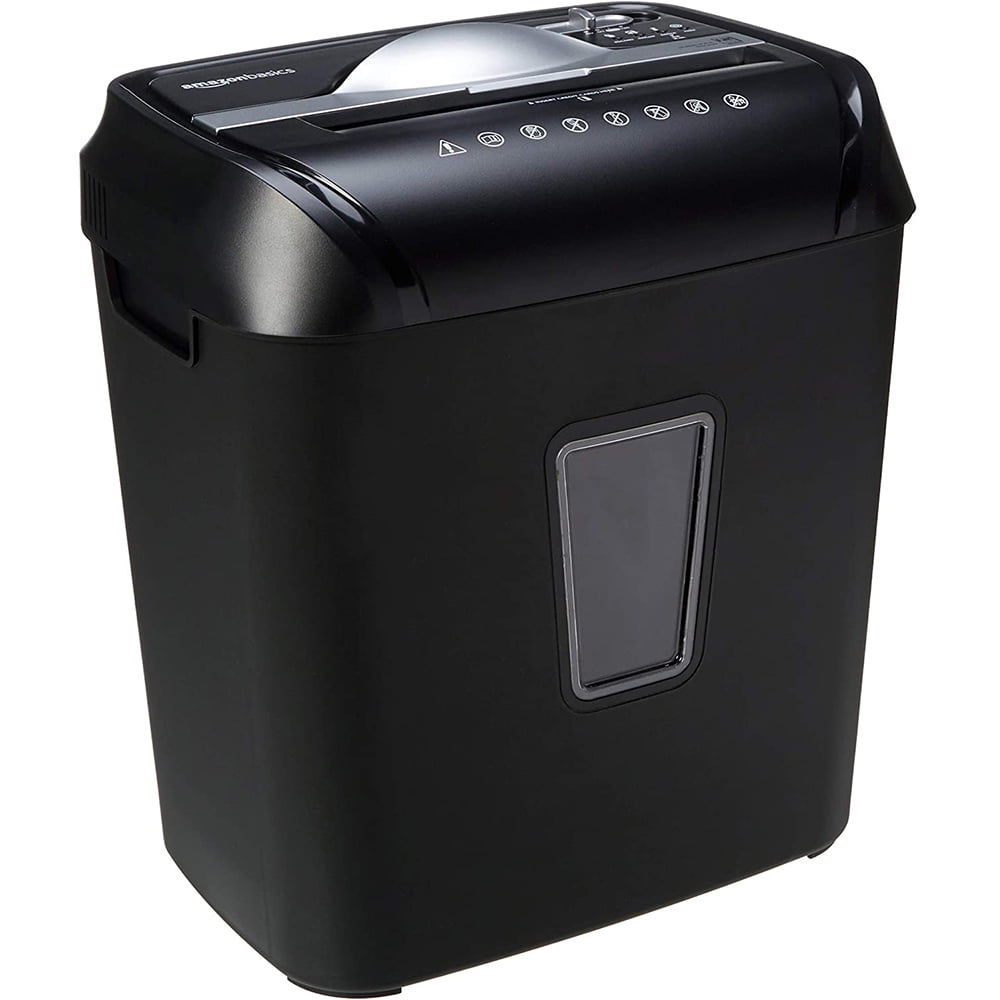 Heavy Duty Office Shredder, 12-Sheet Paper/Credit Card, 4.8-Gallon ...