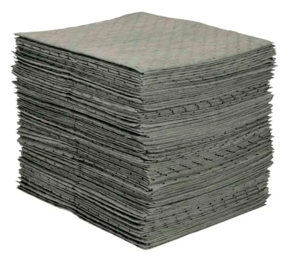 Heavy Duty Oil Spill Absorbent Pads - 100 Pack - Industrial Grade ...