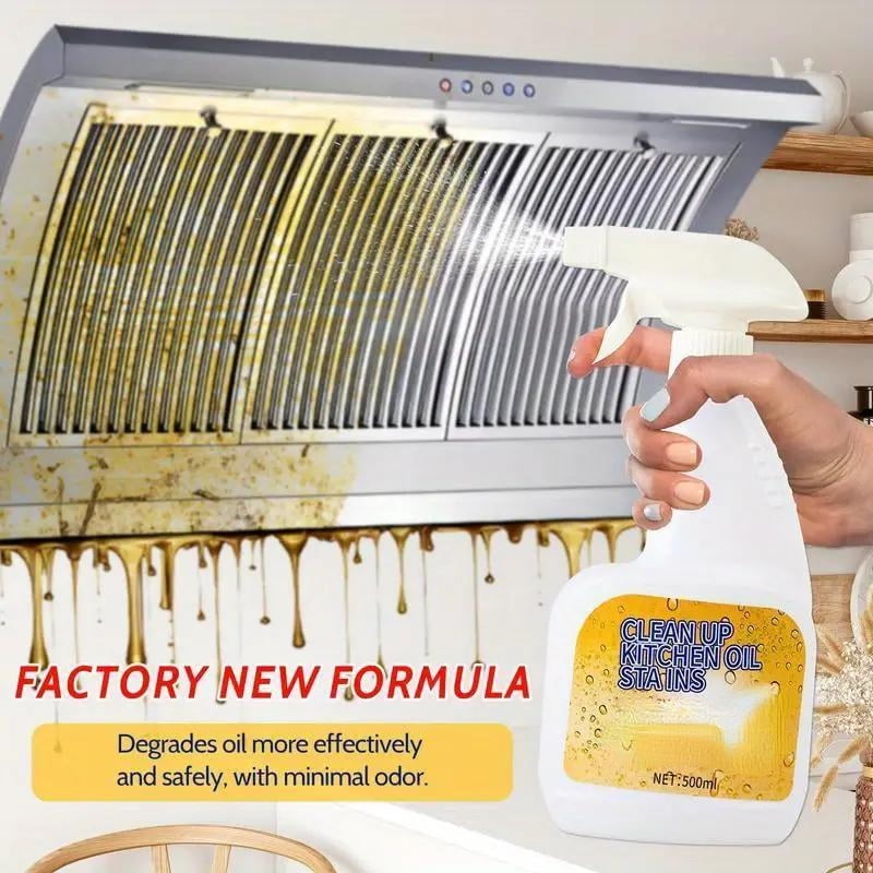 Heavy Duty Oil Stain Cleaner Anti-Bacterial All-Purpose Spray Cleaner ...