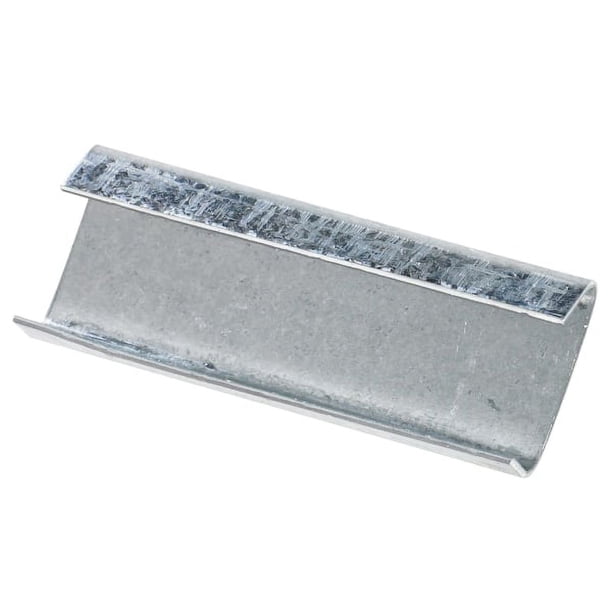 Heavy-Duty Open/Snap On Steel Strapping Seals, 3/4" x 2 ", Case Of ...