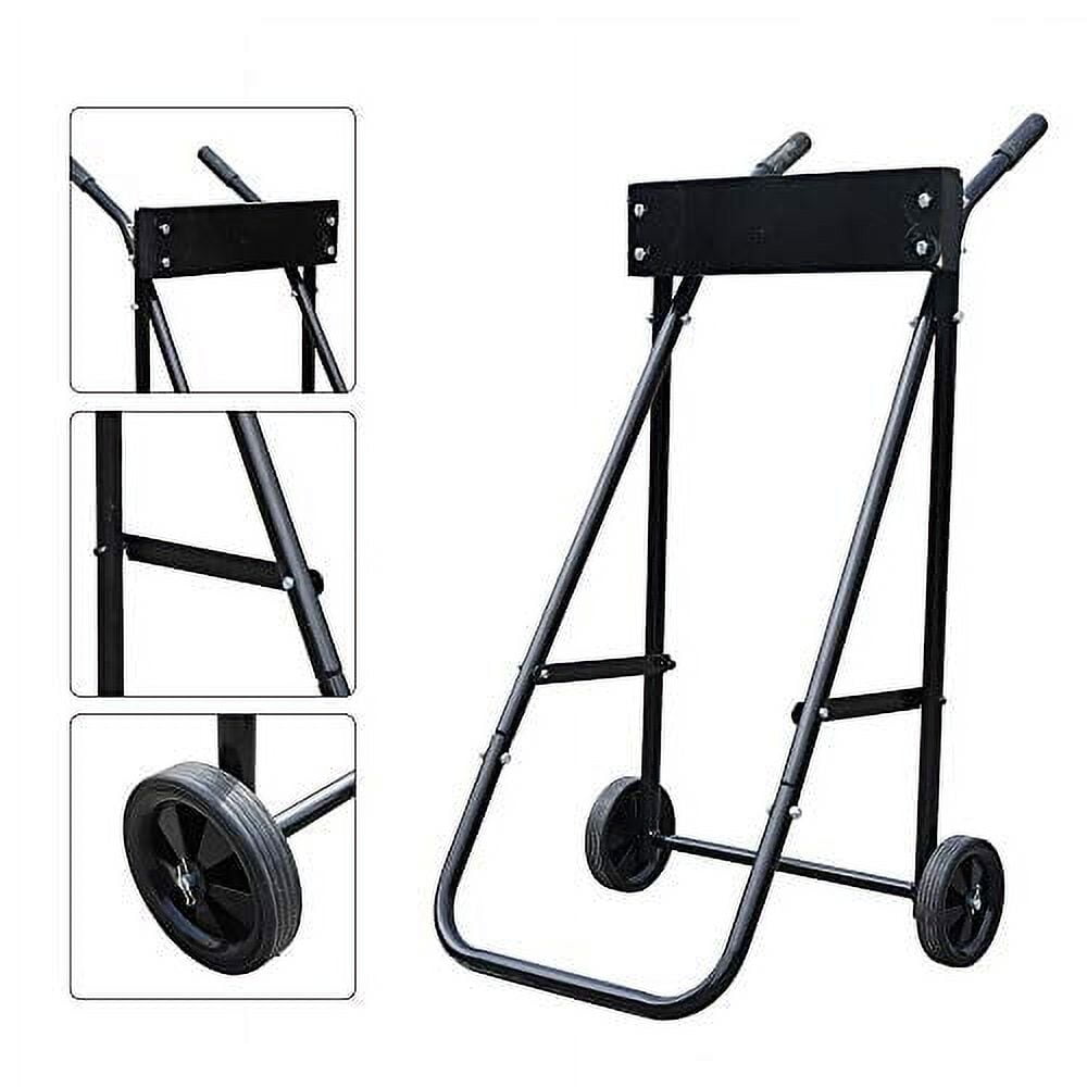 Heavy Duty Outboard Boat Motor Stand Carrier Cart Dolly 70KG/154LBS ...
