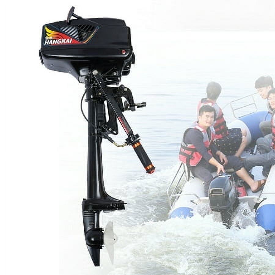 Heavy Duty Outboard Motor Boat Gasoline Engine w/ Water Cooling 3.6 HP ...