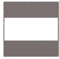 Heavy Duty Outdoor Clear Panel Curtain, 18 oz Waterproof PVC Polyester ...