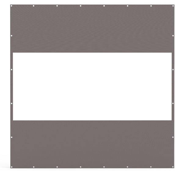 Heavy Duty Outdoor Clear Panel Curtain, 18 oz Waterproof PVC Polyester ...