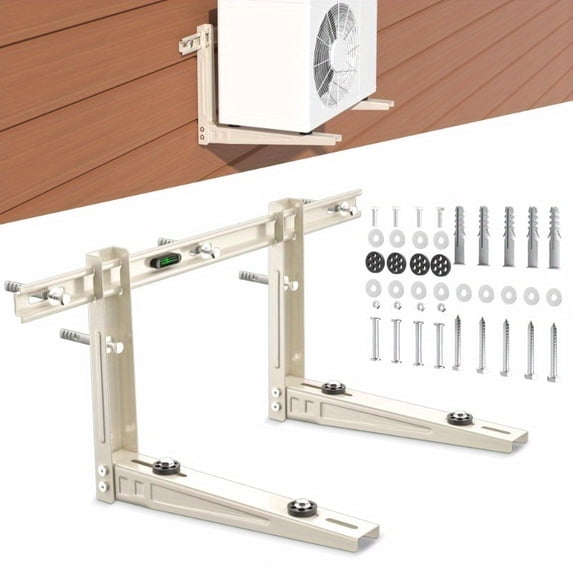 Heavy-Duty Outdoor Mini Split Wall Mount Bracket - 400 lb Capacity ...