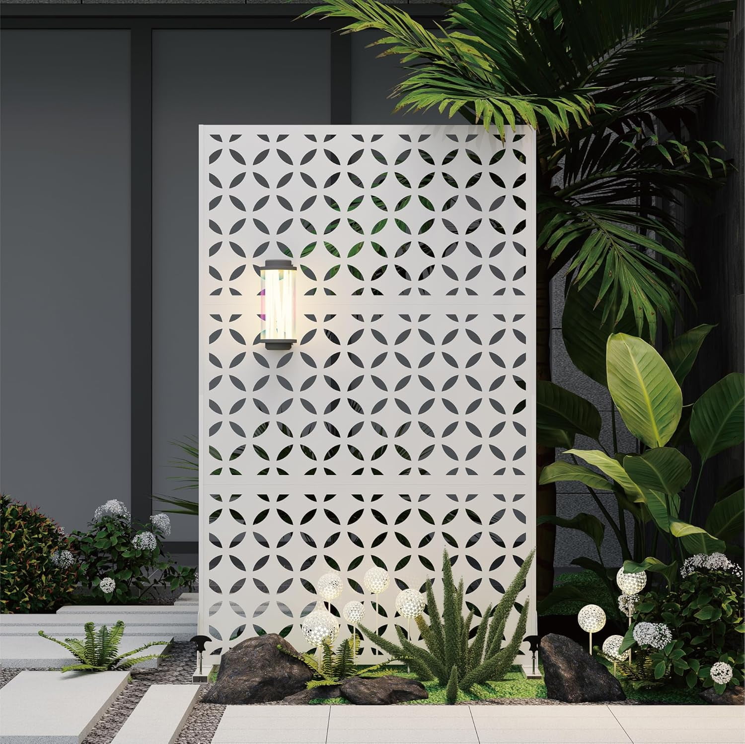Heavy-Duty Outdoor Privacy Screen for Patio, Balcony, Backyard - 72" H ...
