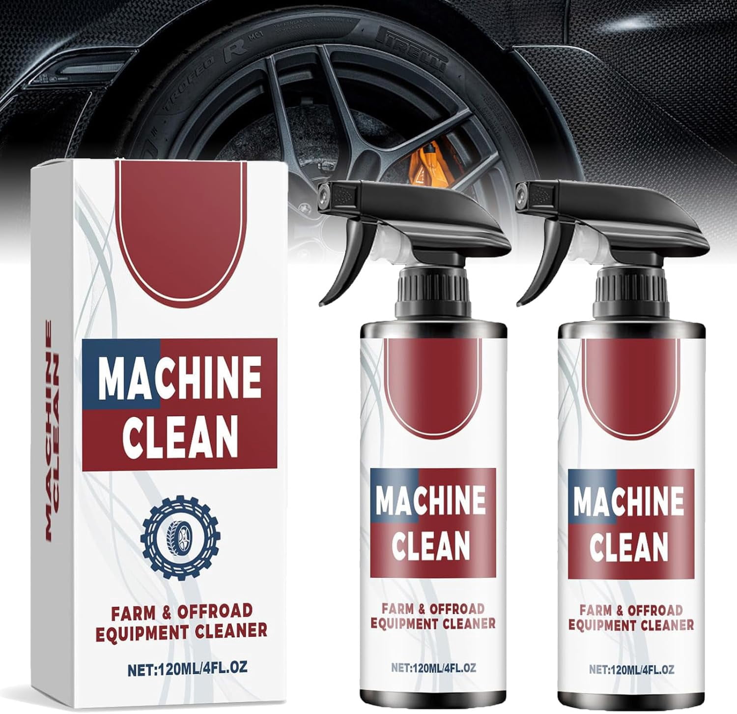 Heavy-Duty Outdoor All Purpose Cleaner, Machine Clean Wheel Cleaner ...