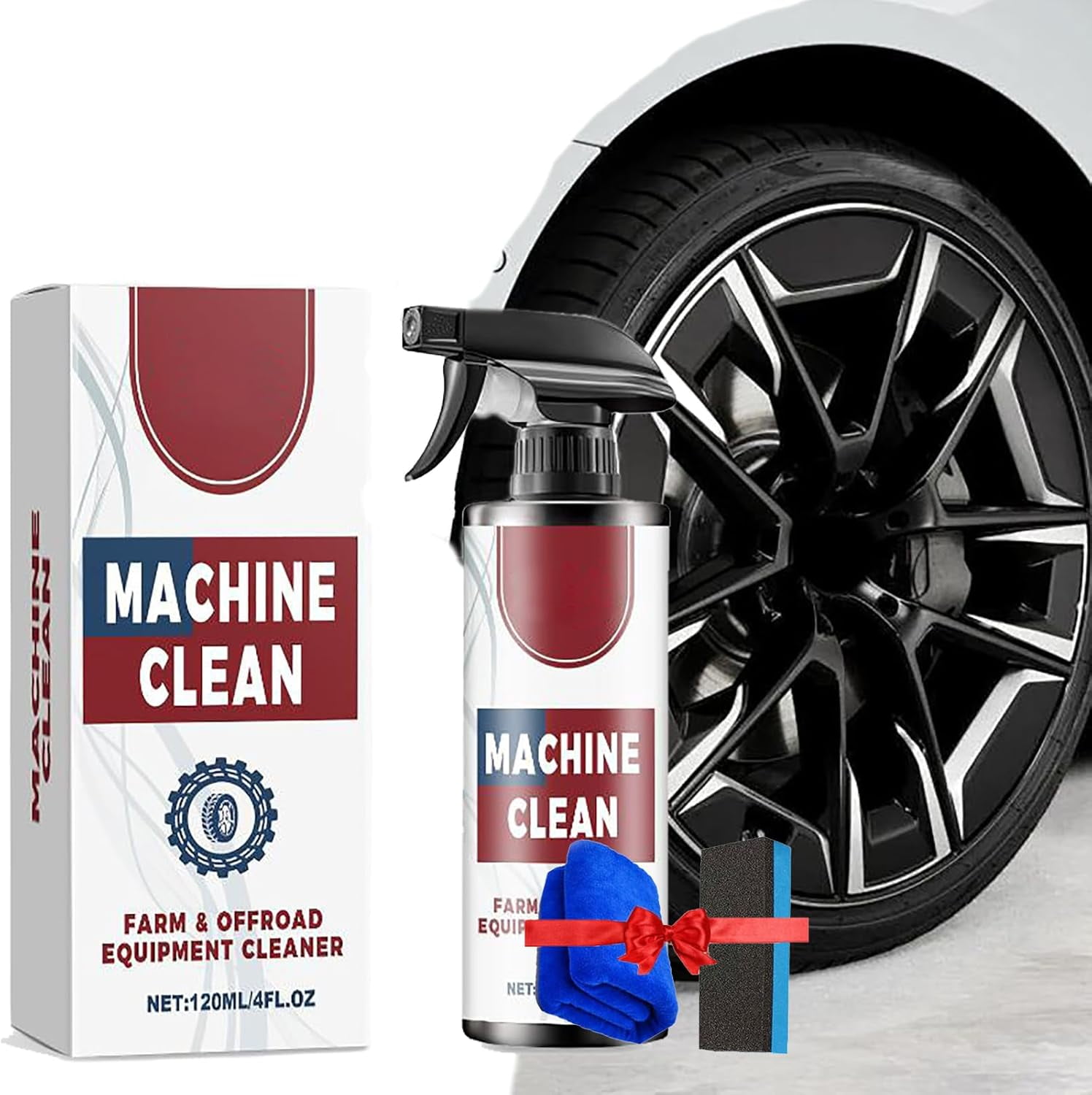 Heavy-Duty Outdoor All Purpose Cleaner, Machine Clean Wheel Cleaner ...
