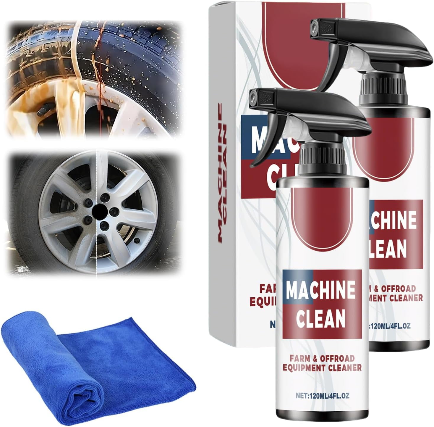 Heavy-Duty Outdoor All Purpose Cleaner, Machine Clean Wheel Cleaner ...