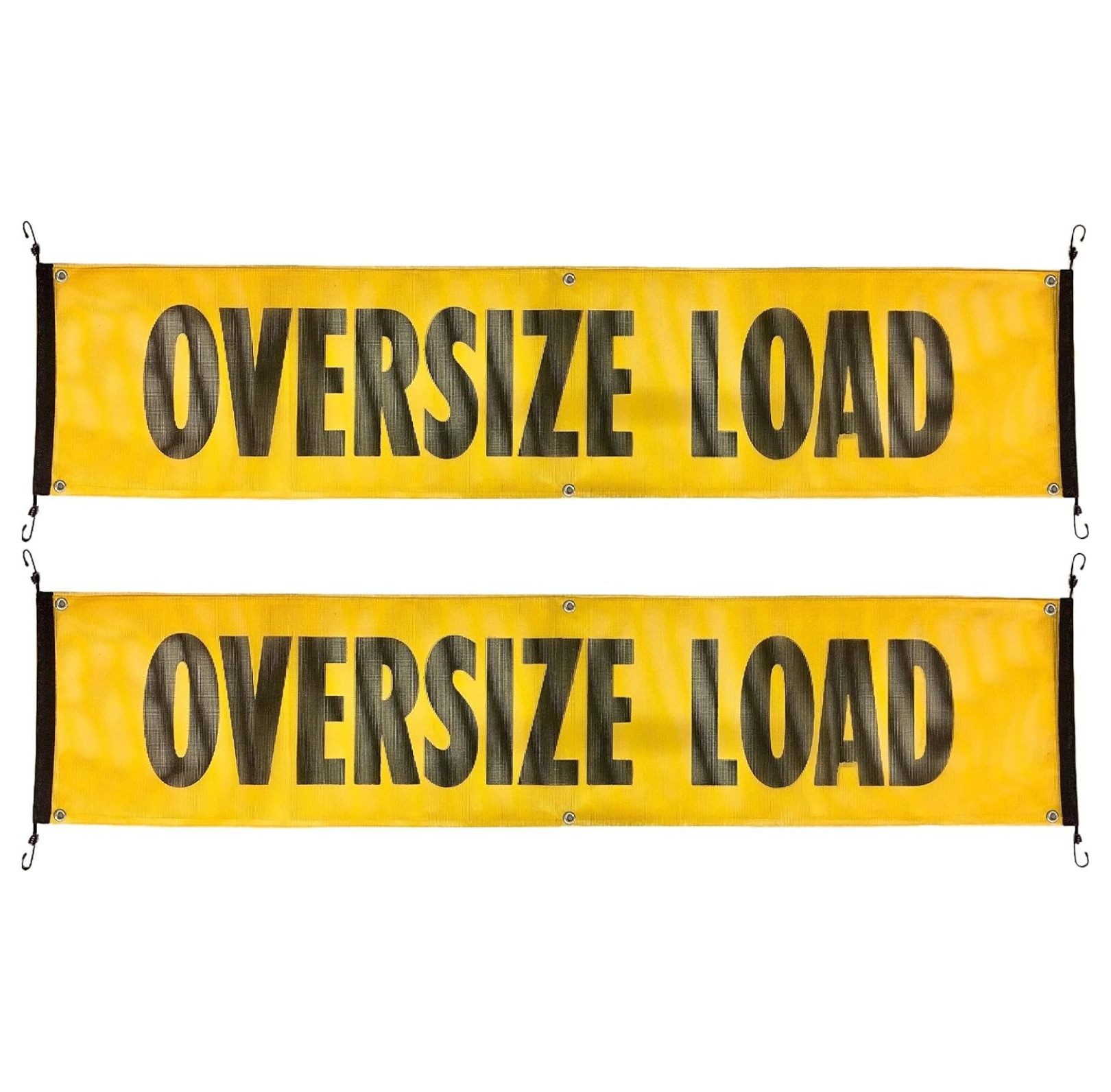 Heavy Duty Oversize Load Signs for Trucks and Cars (2 Pack) - 18" X 84 ...