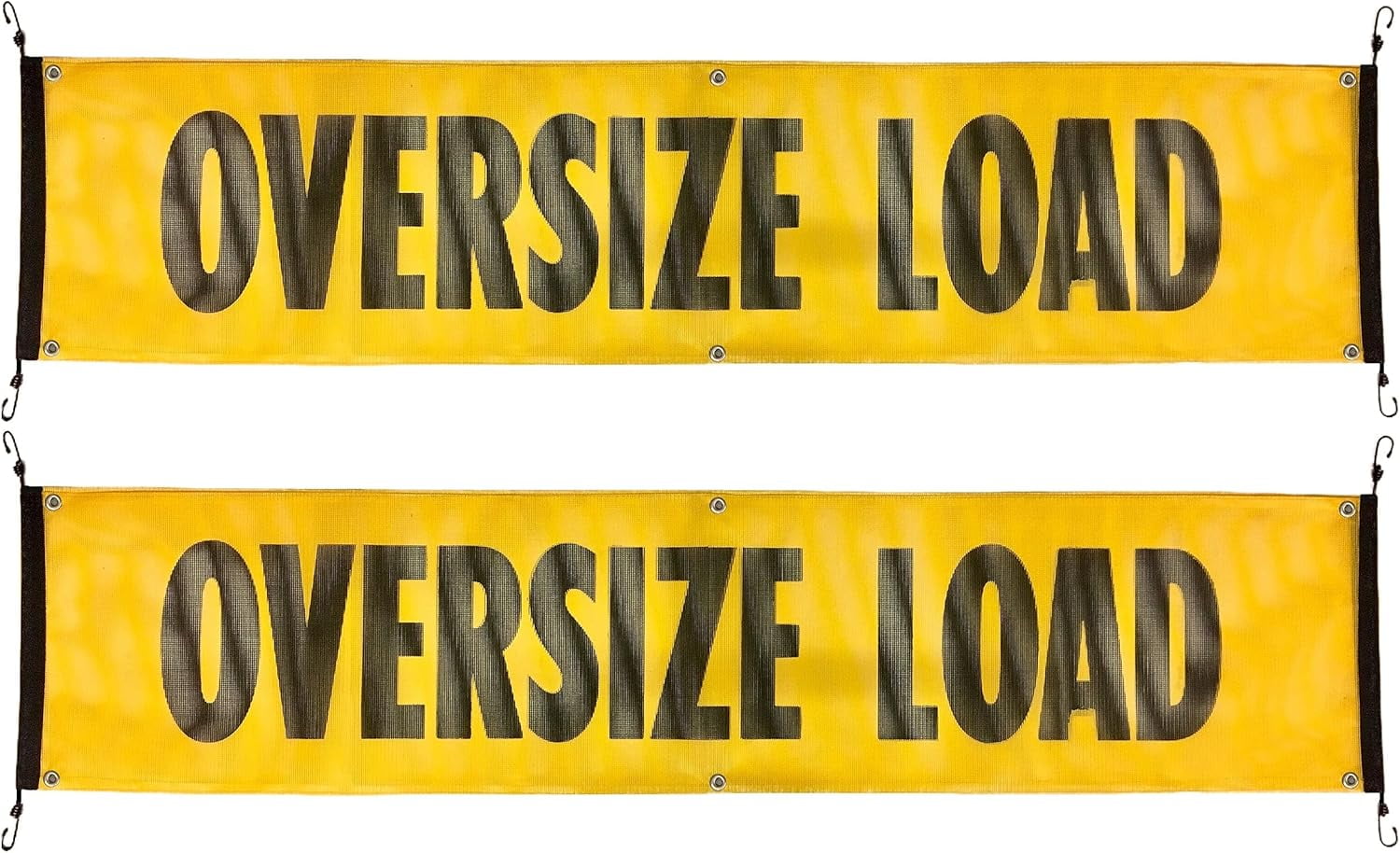 Heavy Duty Oversize Load Signs for Trucks and Pilot Cars (2 Pack) - 18 ...