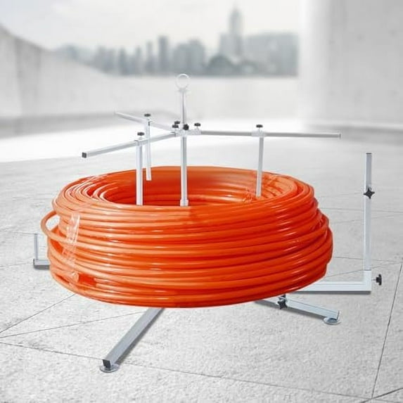 Heavy Duty PEX Pipe Decoiler, Multi-function Adjustable Pipes Dispenser ...
