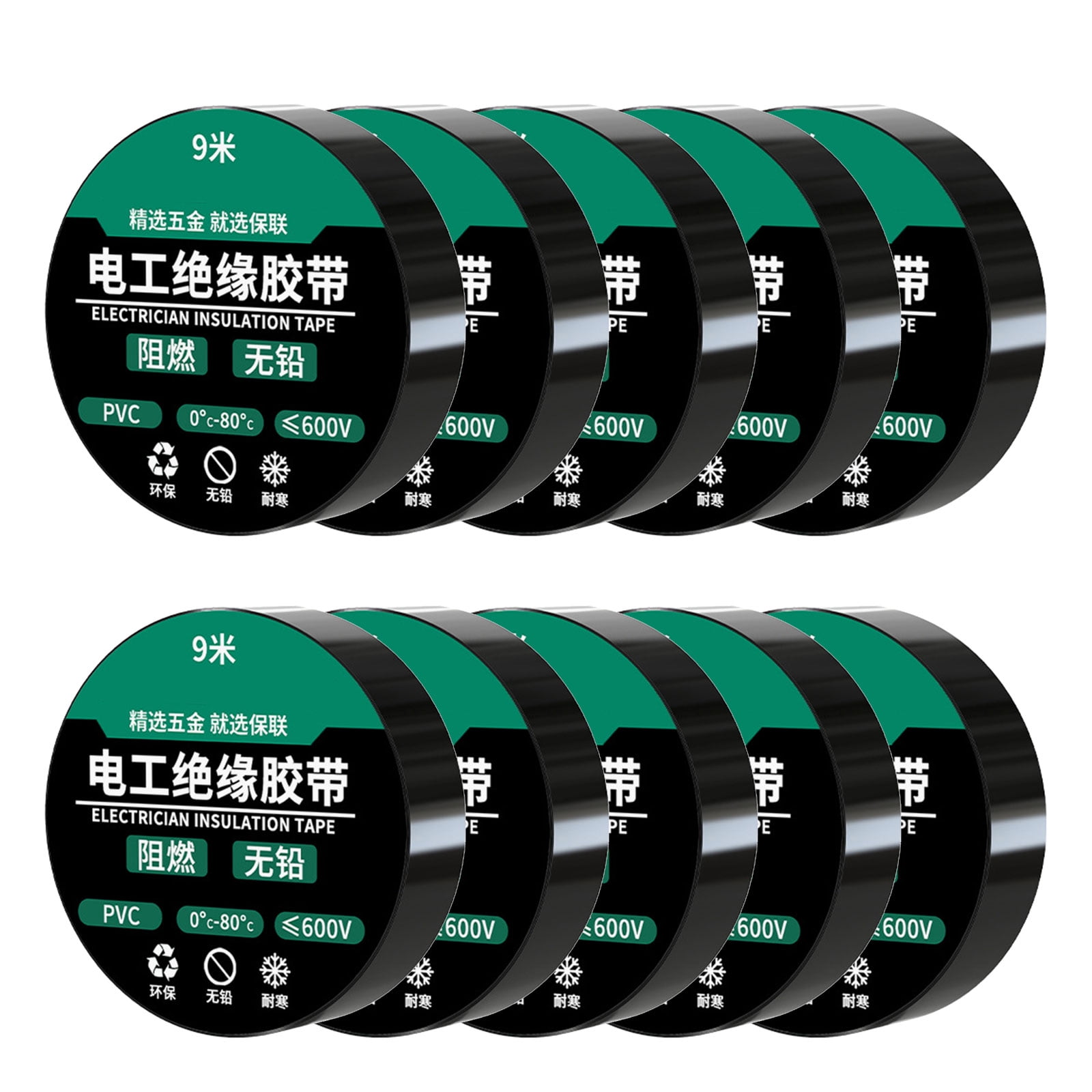 Heavy Duty PVC Electrical Tape 9Meter Length Safe And Heat Resistant ...