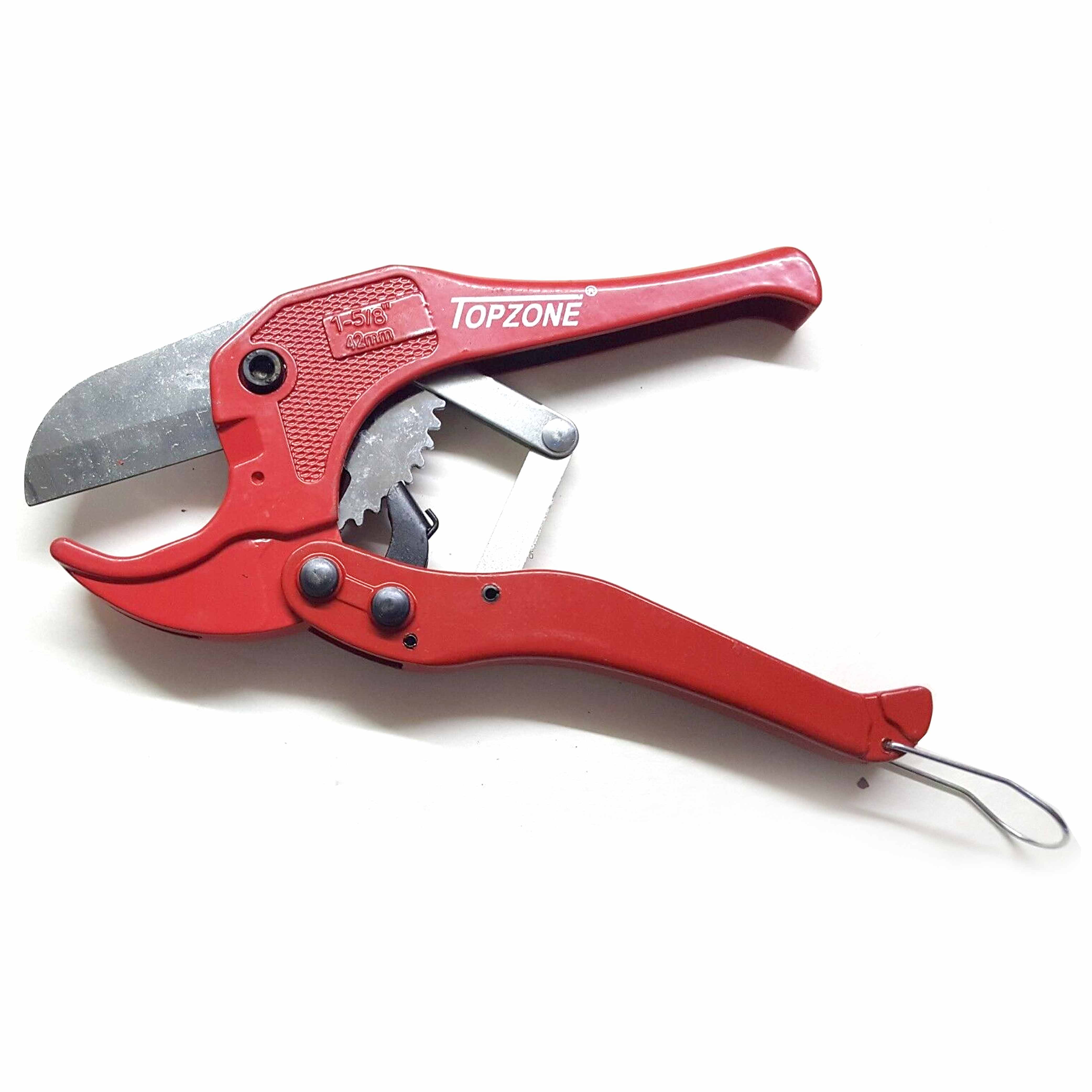 Heavy Duty PVC Pipe Cutter Metal Handle Tube Hose Ratcheting Plier ...