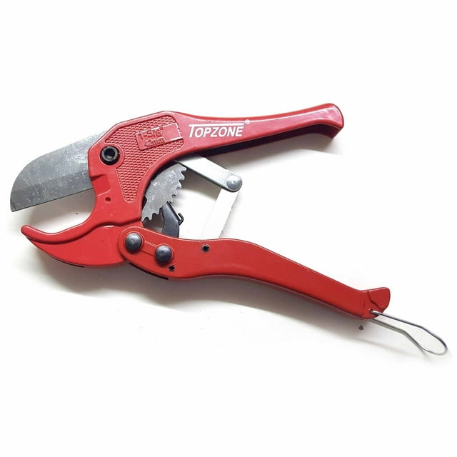 Heavy Duty PVC Pipe Cutter Metal Handle Tube Hose Ratcheting Plier ...