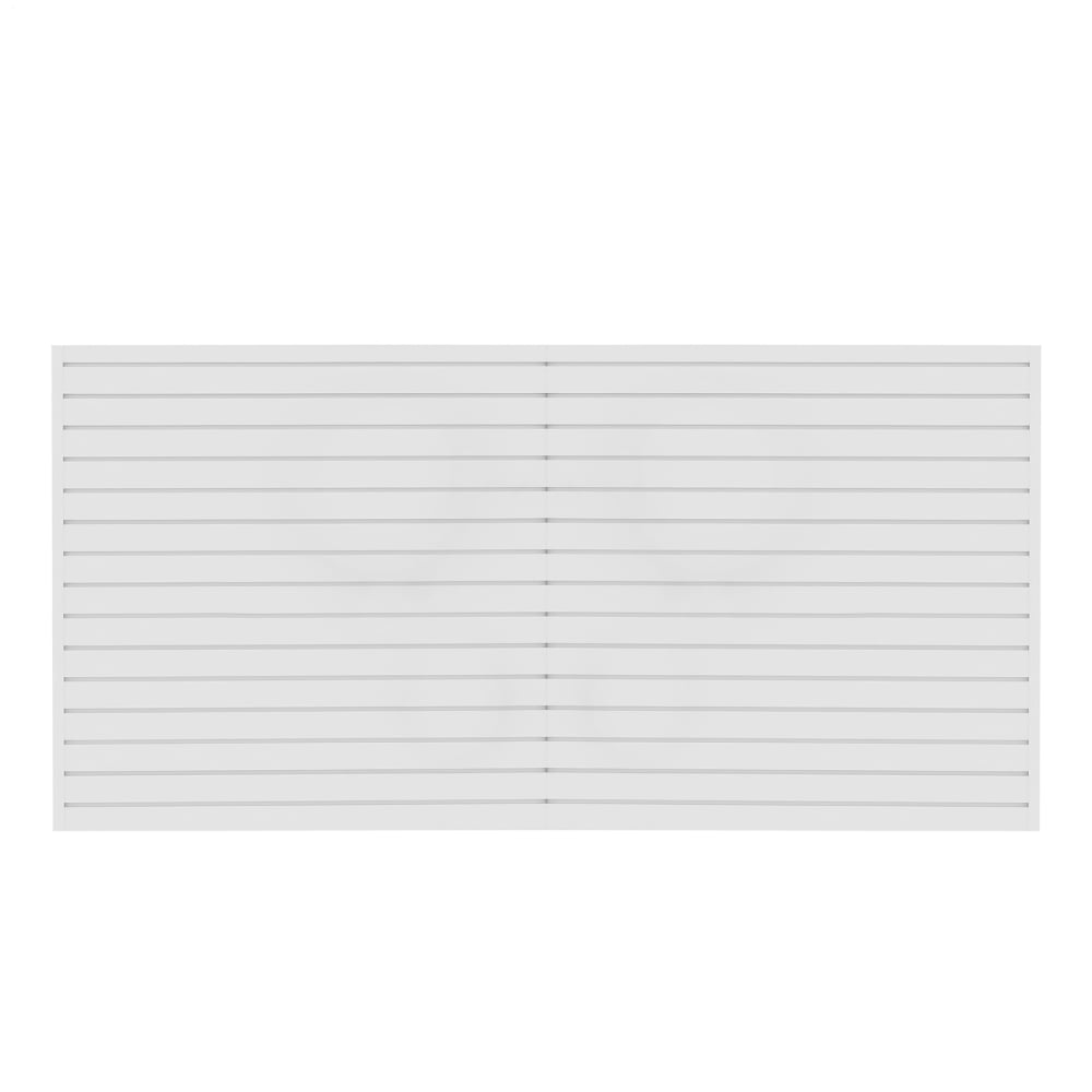 Heavy-Duty PVC Slatwall Panels for Garage Storage - 4x1ft Interlocking ...