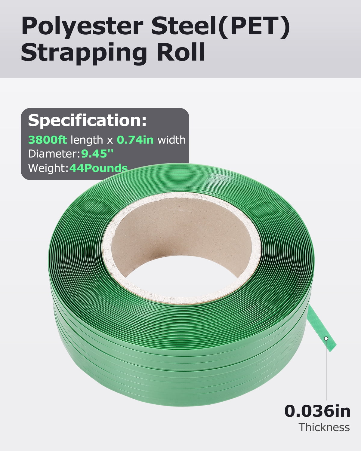 Heavy Duty Packaging Green Strapping Banding Rolls Use with Strapping ...