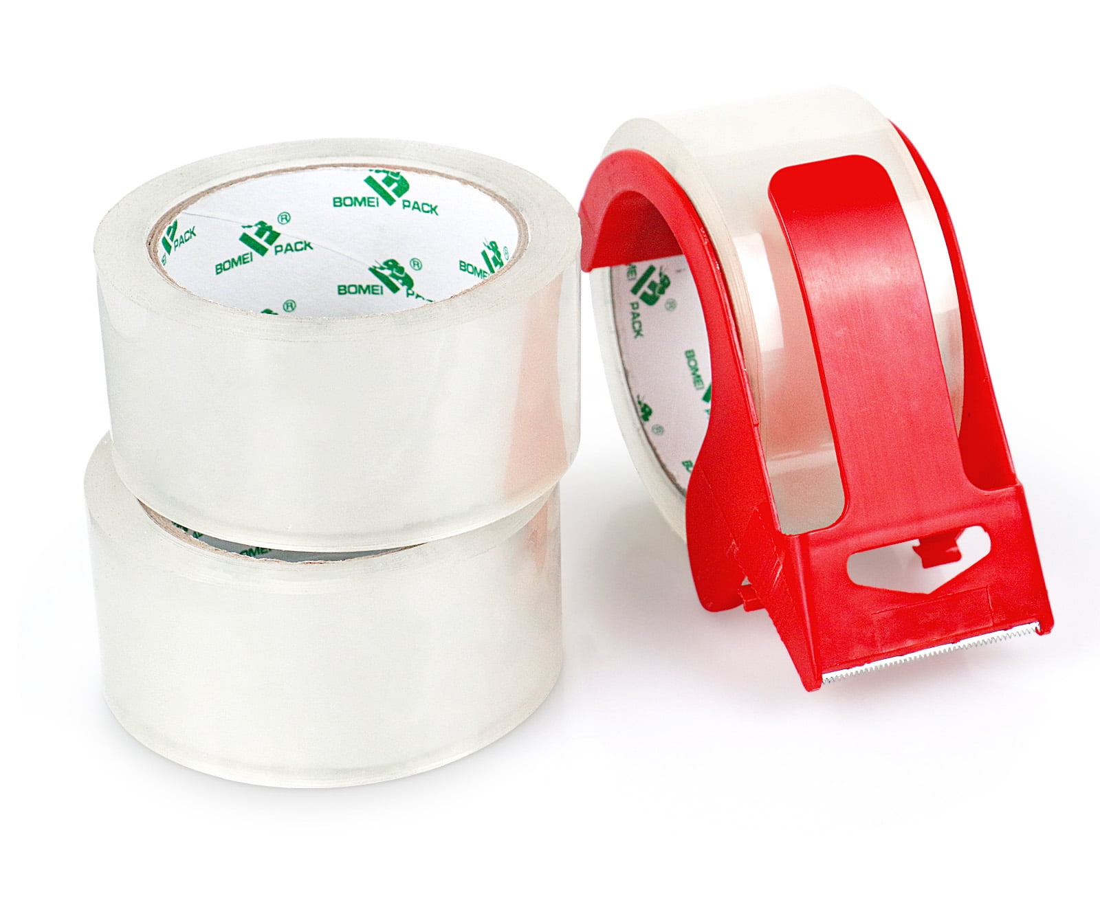 Clear Packing Tape with Dispenser,2.4 Mil,1.88 Inch x 60 Yards,Heavy ...