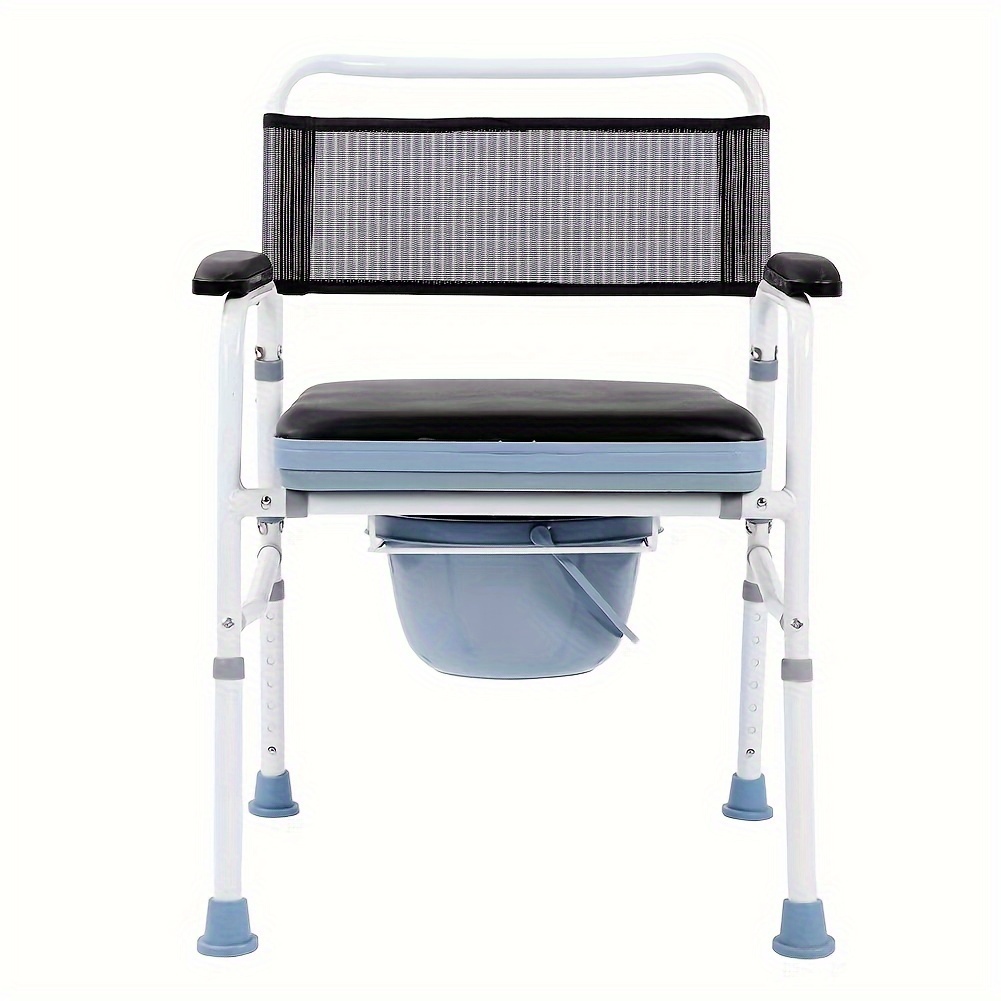 Heavy Duty Padded Drop Arm Commode, Bedside Commodes For Seniors ...