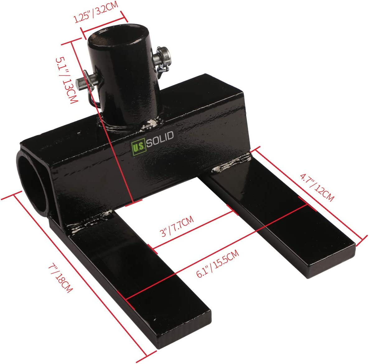 Heavy Duty Pallet Buster Tool, 3.1 kg/6.83 lb, 3'' Fork Spacing, Steel ...