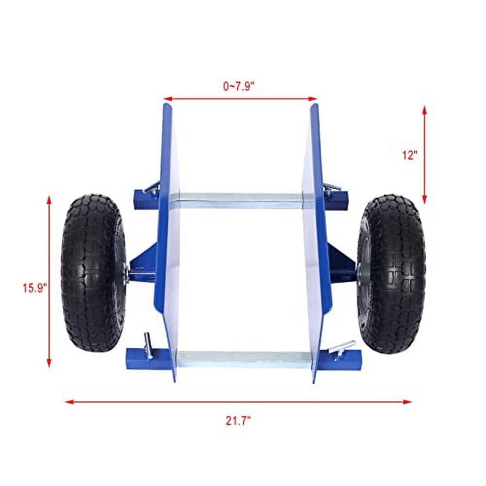 Heavy Duty Panel Dolly, Adjustable Door Dollys with Wheels, 2 10 ...