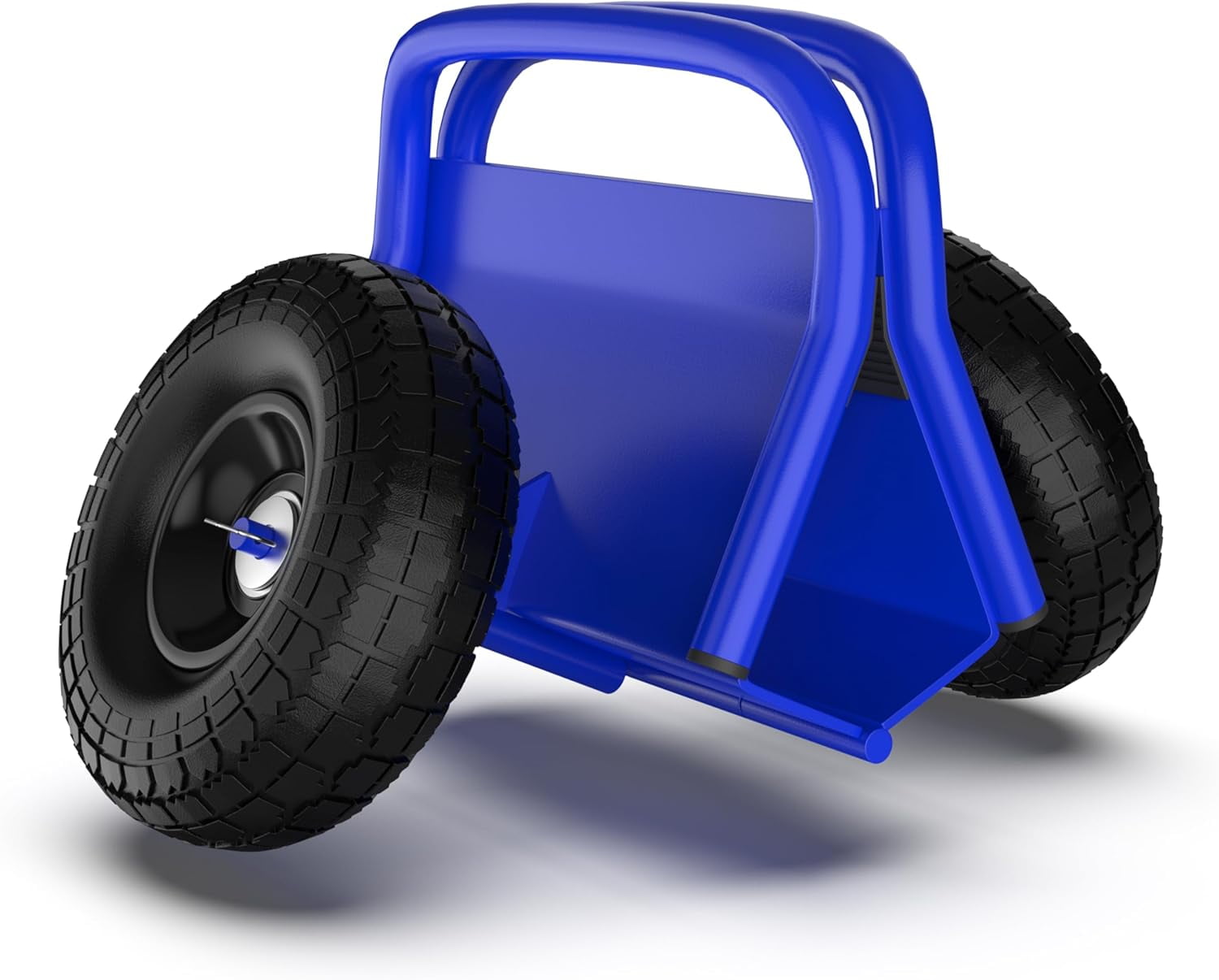 Heavy Duty Panel Dolly with Handle & 2 10" Solid Rubber Tires Wheels ...