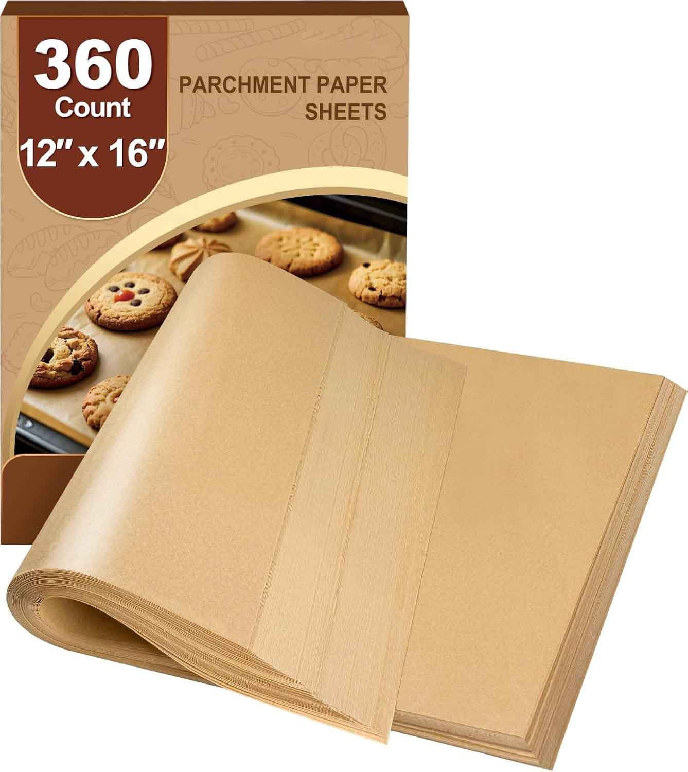 Heavy Duty Parchment Paper Sheets for Baking, No-Stick & No-Leak ...