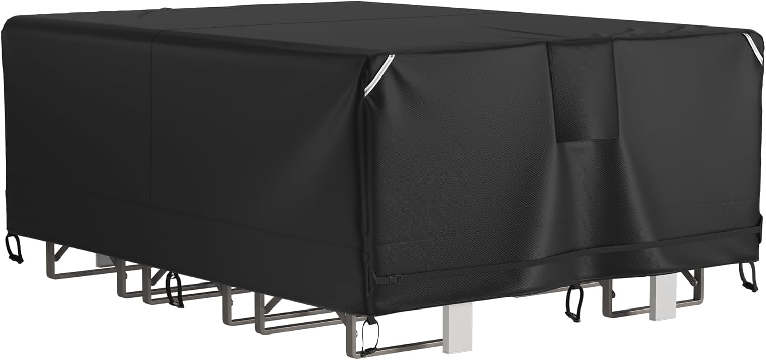 Heavy Duty Patio Furniture Cover, Waterproof Outdoor Table Covers ...
