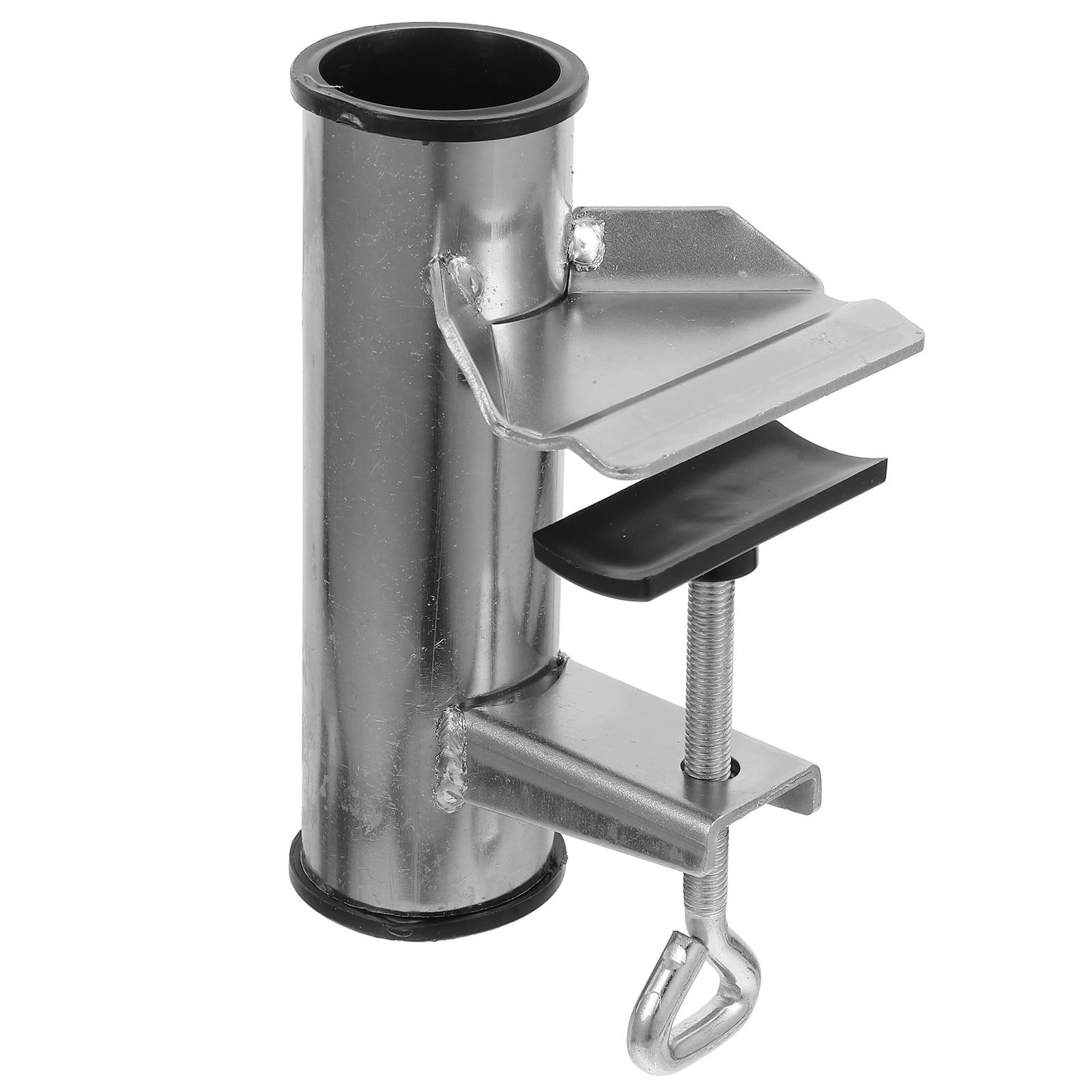Black Heavy Duty Umbrella Mount with Stand for Home Use Adjustable ...