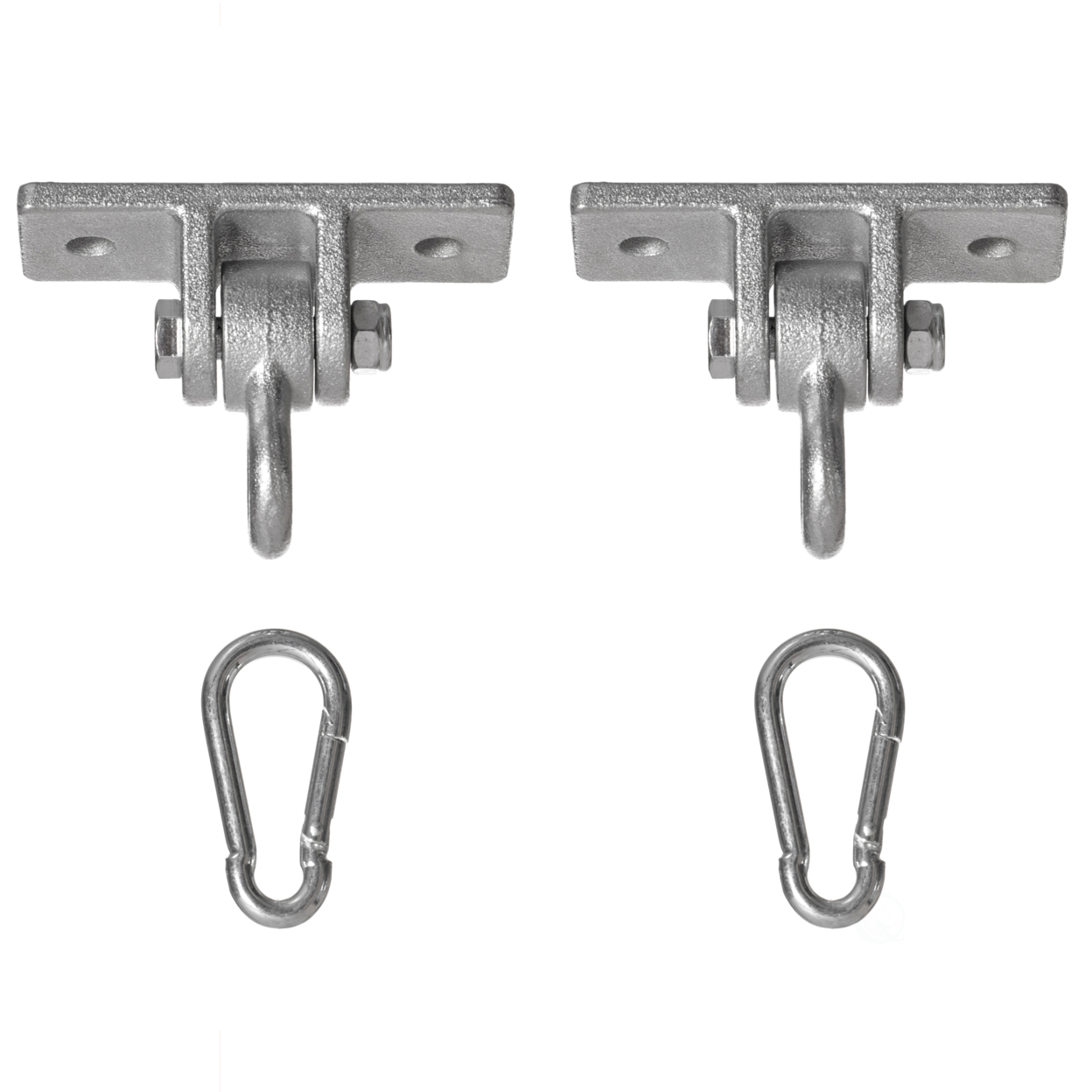 Heavy Duty Permanent Swing Hanger Brackets Set for Indoor and Outdoor ...