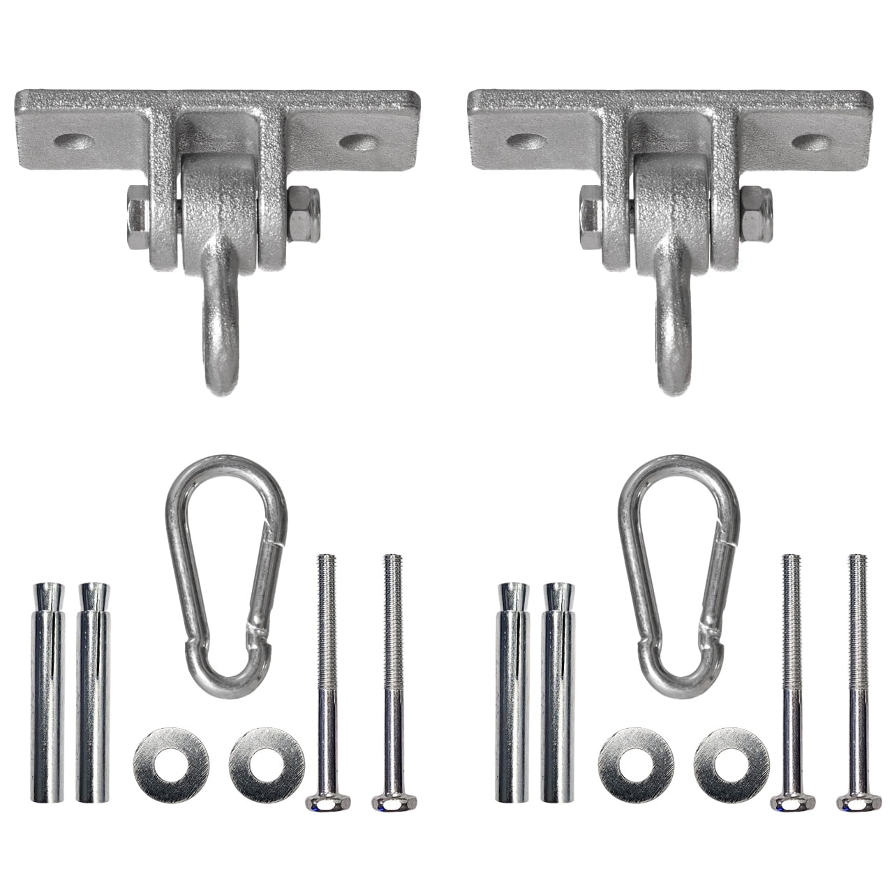 Heavy Duty Permanent Swing Hanger Brackets Set for Indoor and Outdoor ...