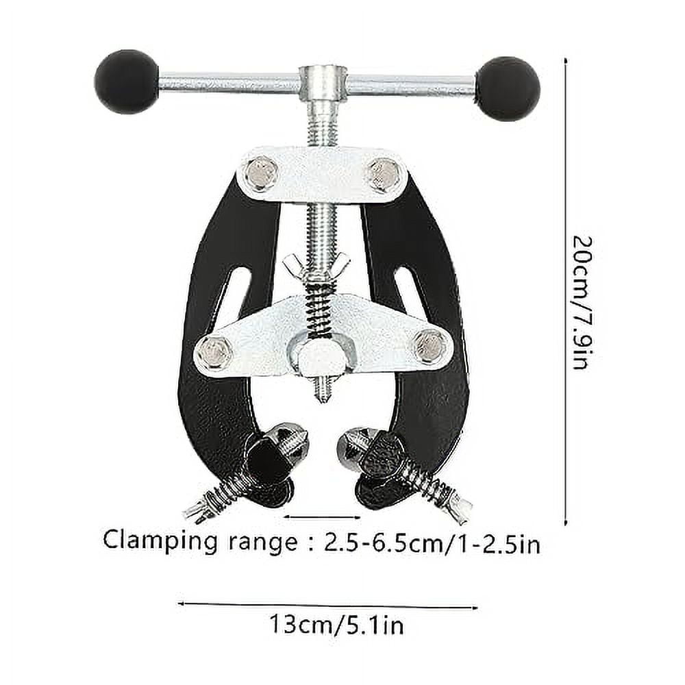 Heavy Duty Pipe Clamp, 1 to 2.5 Inches, Precise Alignment, Sturdy Steel ...