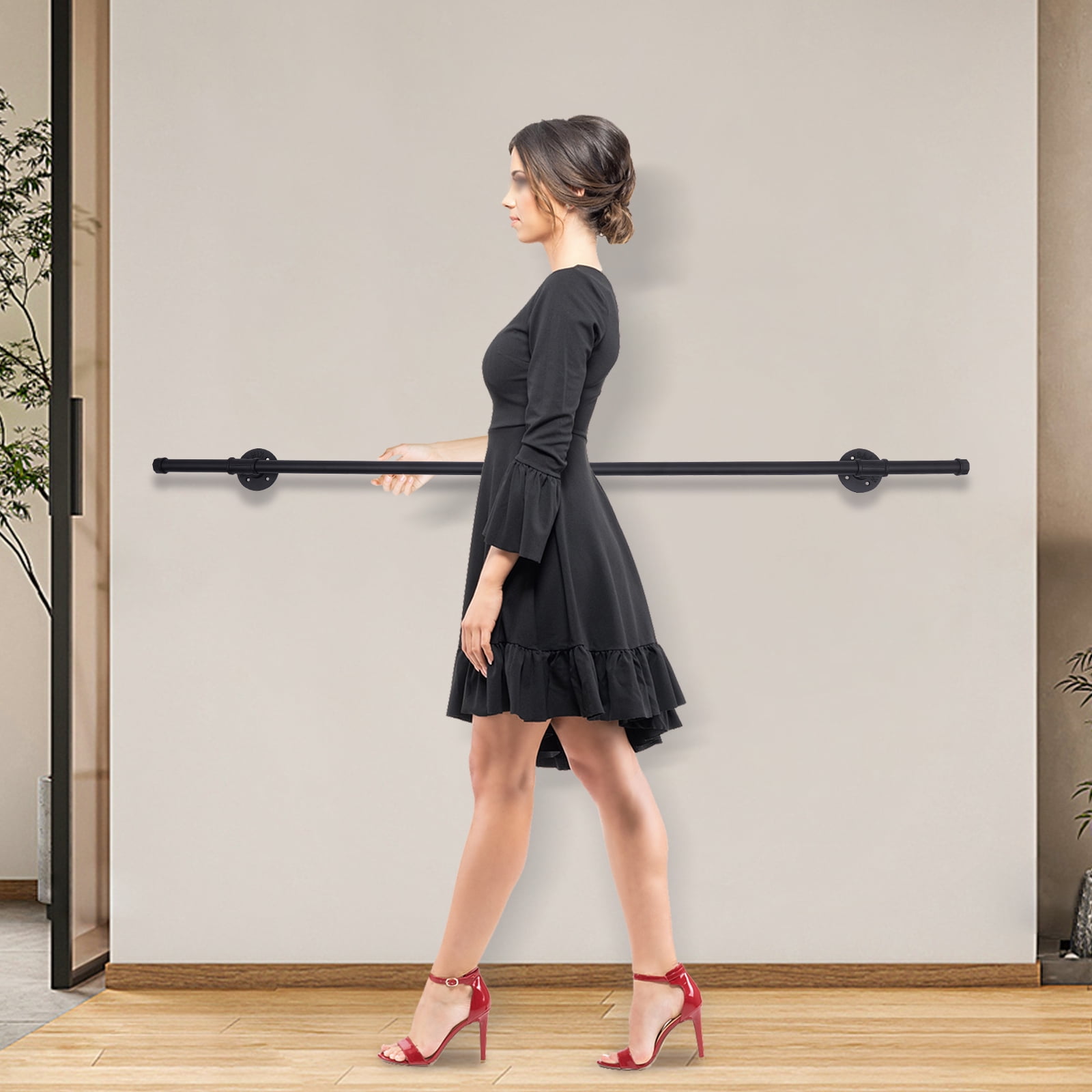 Heavy Duty Pipe Handrail for Stairs, Galvanized Steel and Cast Iron ...